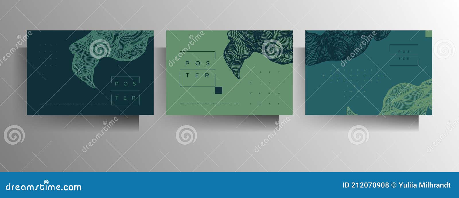 Cover Design for Brochure, Banner, Catalog, Flyer Template Set. Stock ...