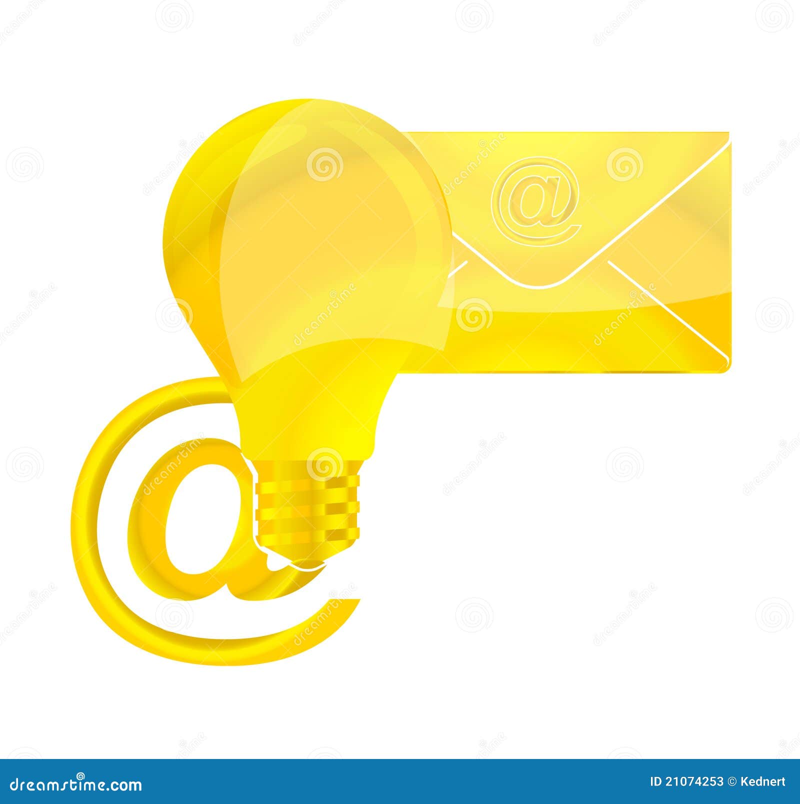 Web Creative And Gold Message Symbol Stock Vector - Illustration of ...