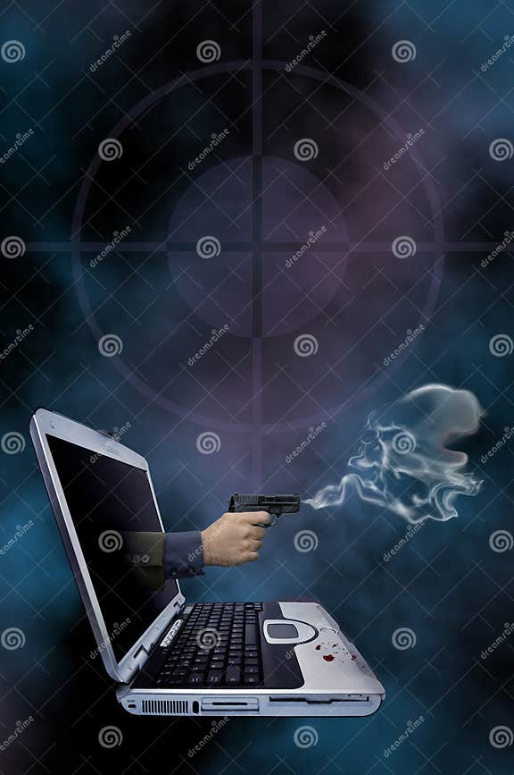 Web crime novel stock illustration. Illustration of book - 9642032