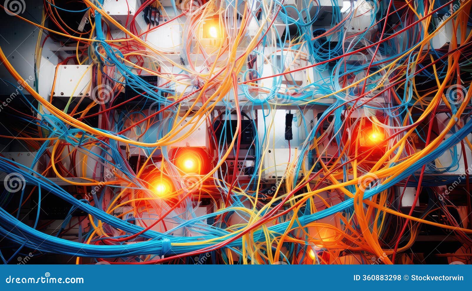 Web data confusion stock illustration. Illustration of overload - 360883298