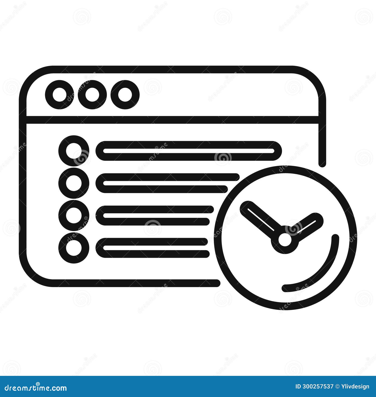 Web Data Plan Icon Outline Vector. Banking Folder Stock Image - Image ...