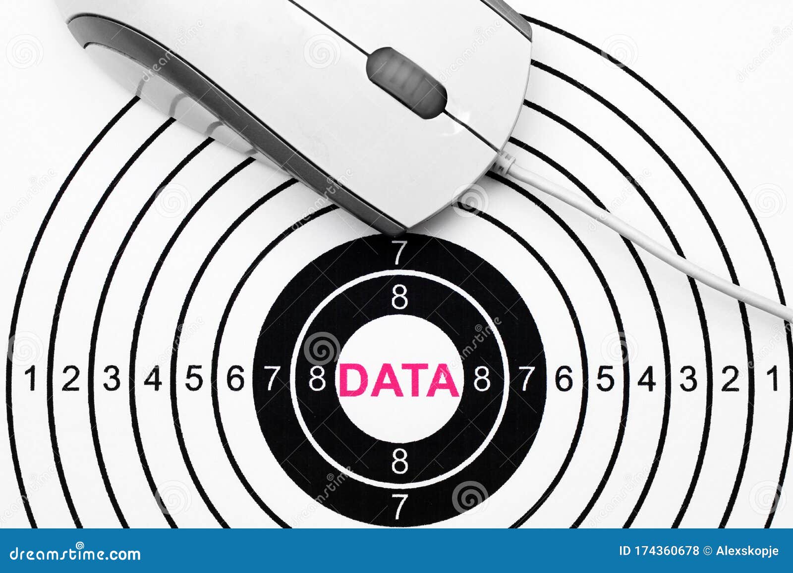 Web data target stock photo. Image of close, network - 174360678