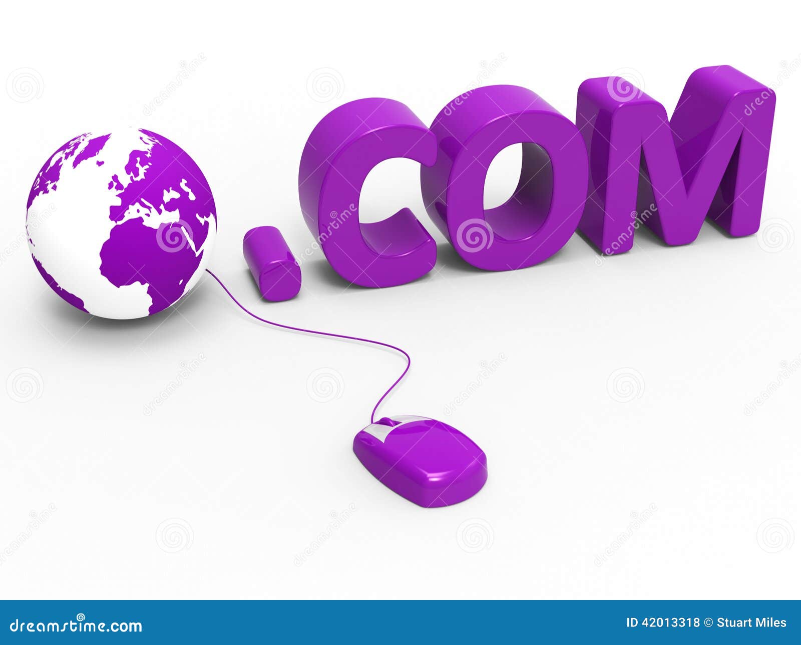 Web De Dot Com Shows World Wide Y Com Stock de ilustración ...