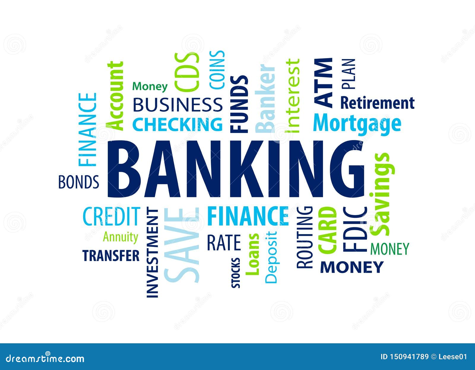 Banking Word Cloud Collage Royalty-Free Stock Photography ...