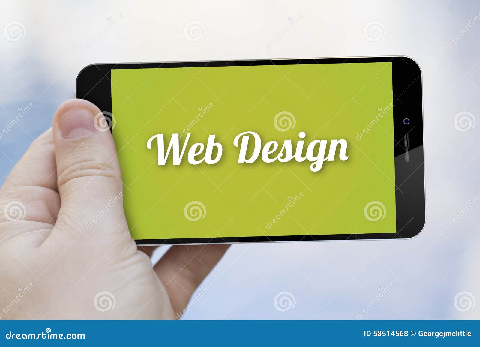 Web design cell phone stock photo. Image of gadget, modern - 58514568