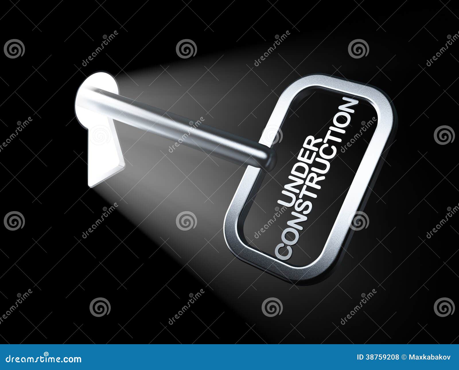 Web Design Concept: Under Construction on Key Stock Photo - Image of network, programming: 38759208