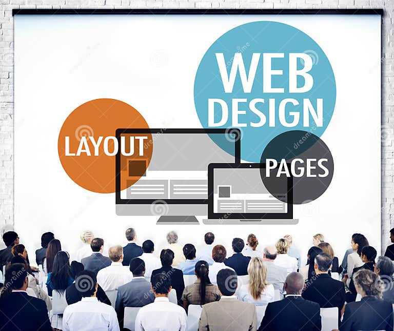 Web Design Content Creative Website Responsive Concept Stock Image ...