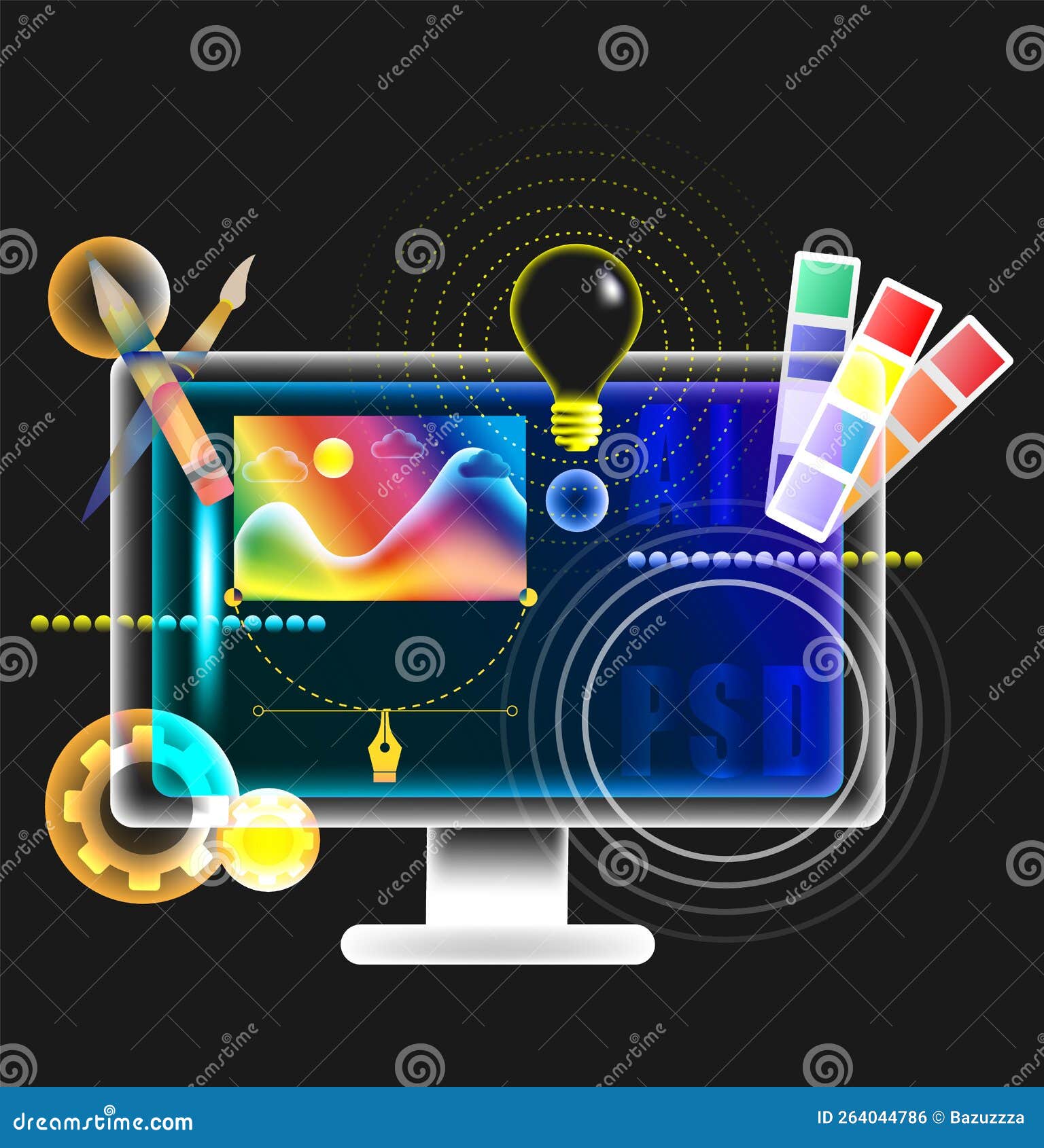 Web Design Creative Vector Banner Template Stock Vector - Illustration ... Web Design Creative Vector Banner Template Stock Vector - Illustration ...