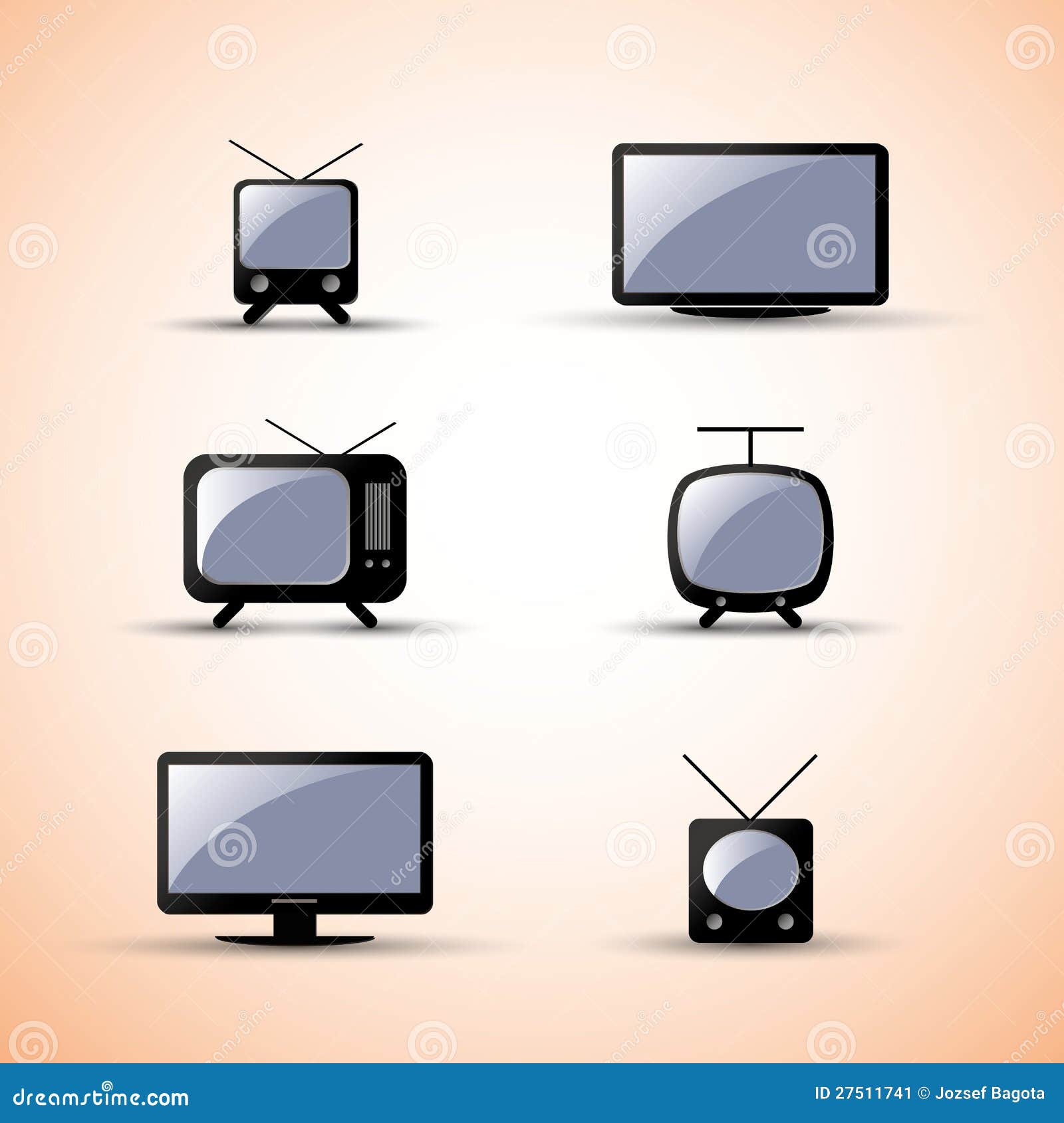 Web Design Elements - Communication Devices Stock Vector - Illustration ...