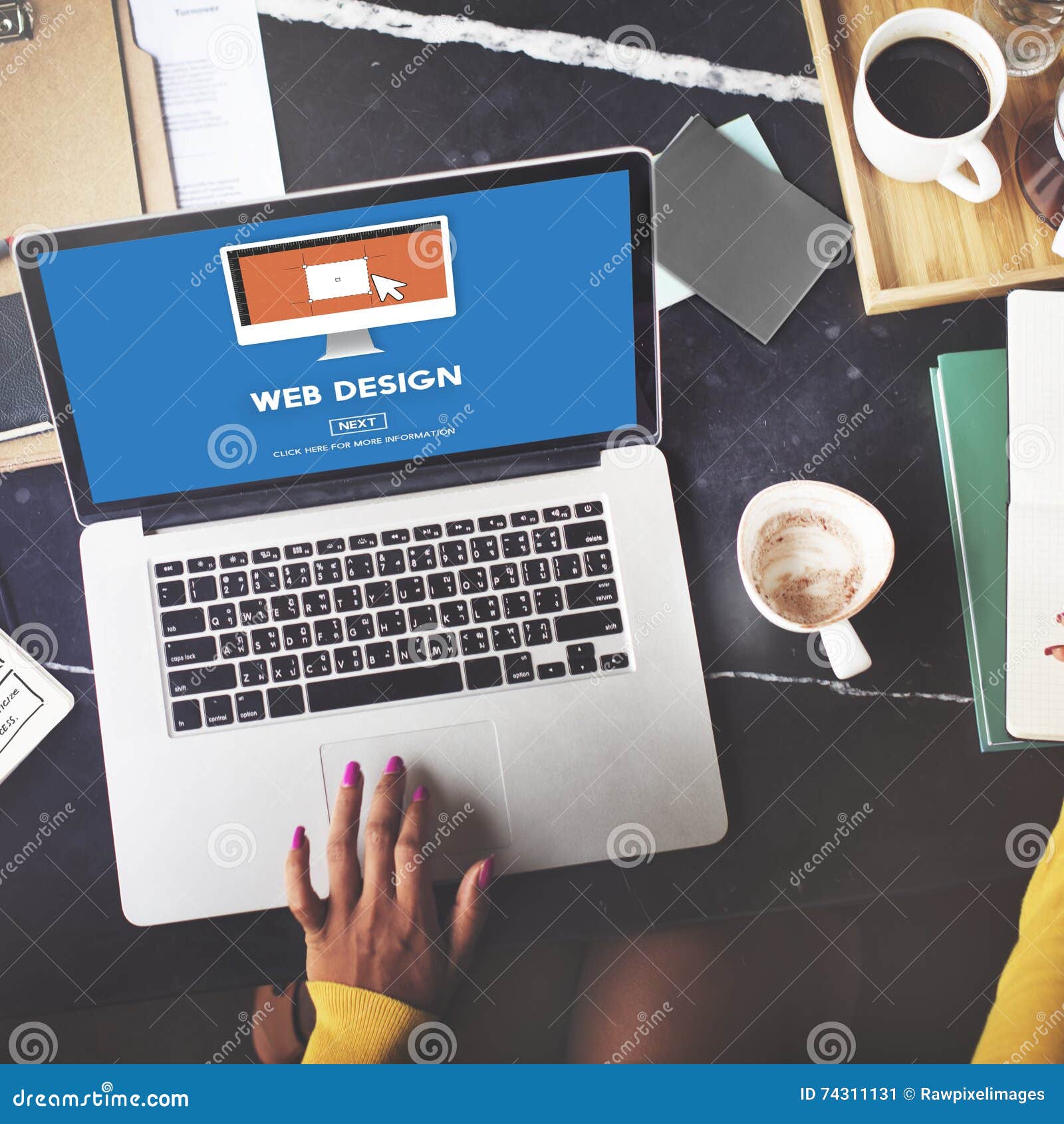 Web Design Homepage Internet Layout Software Concept Stock Image ...
