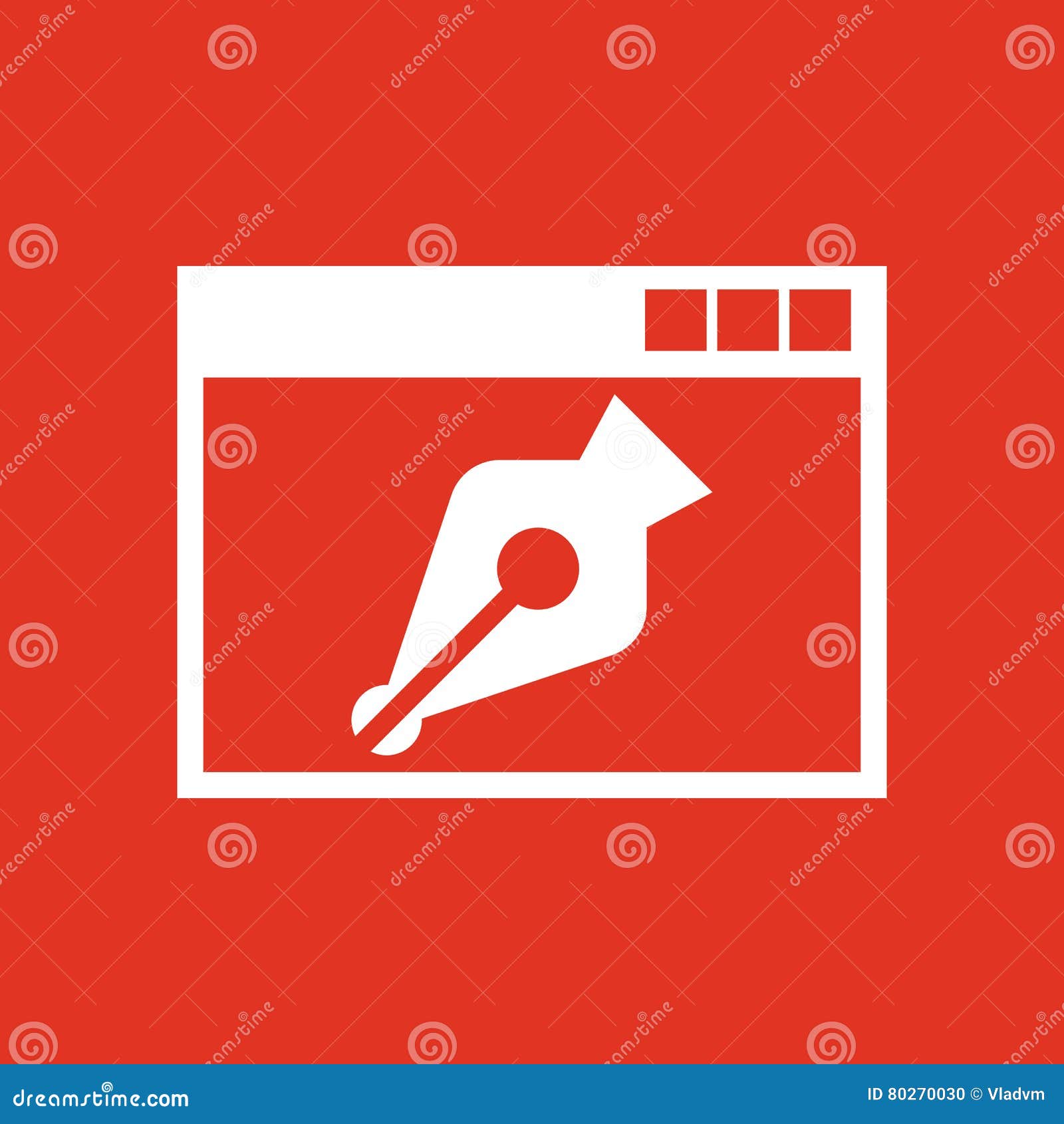 The Web Design Icon. WWW and Browser, Development, Seo, Web Design ...