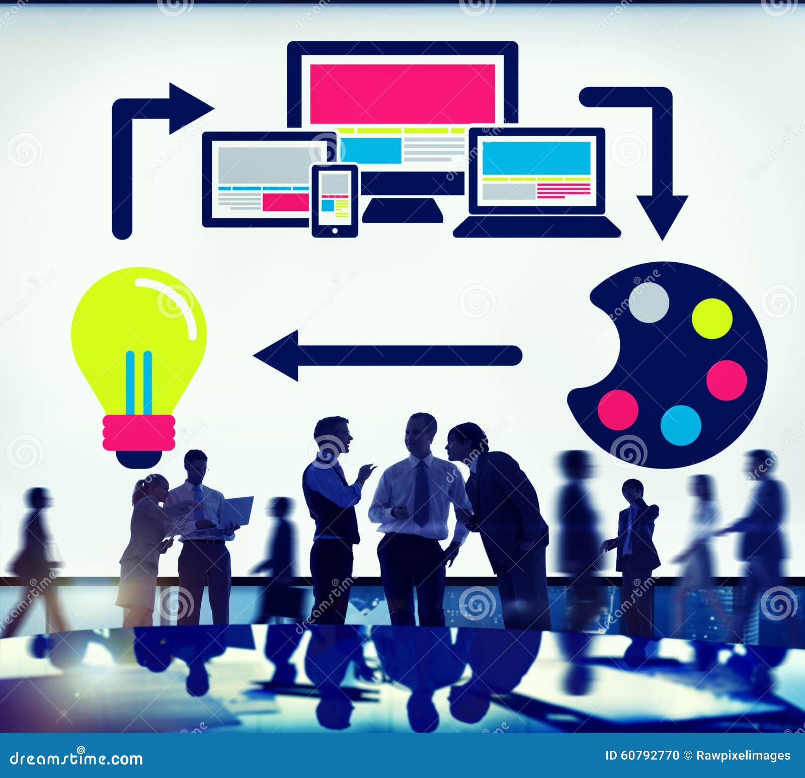 Web Design Online Technology Layout Design Concept Stock Photo - Image ...