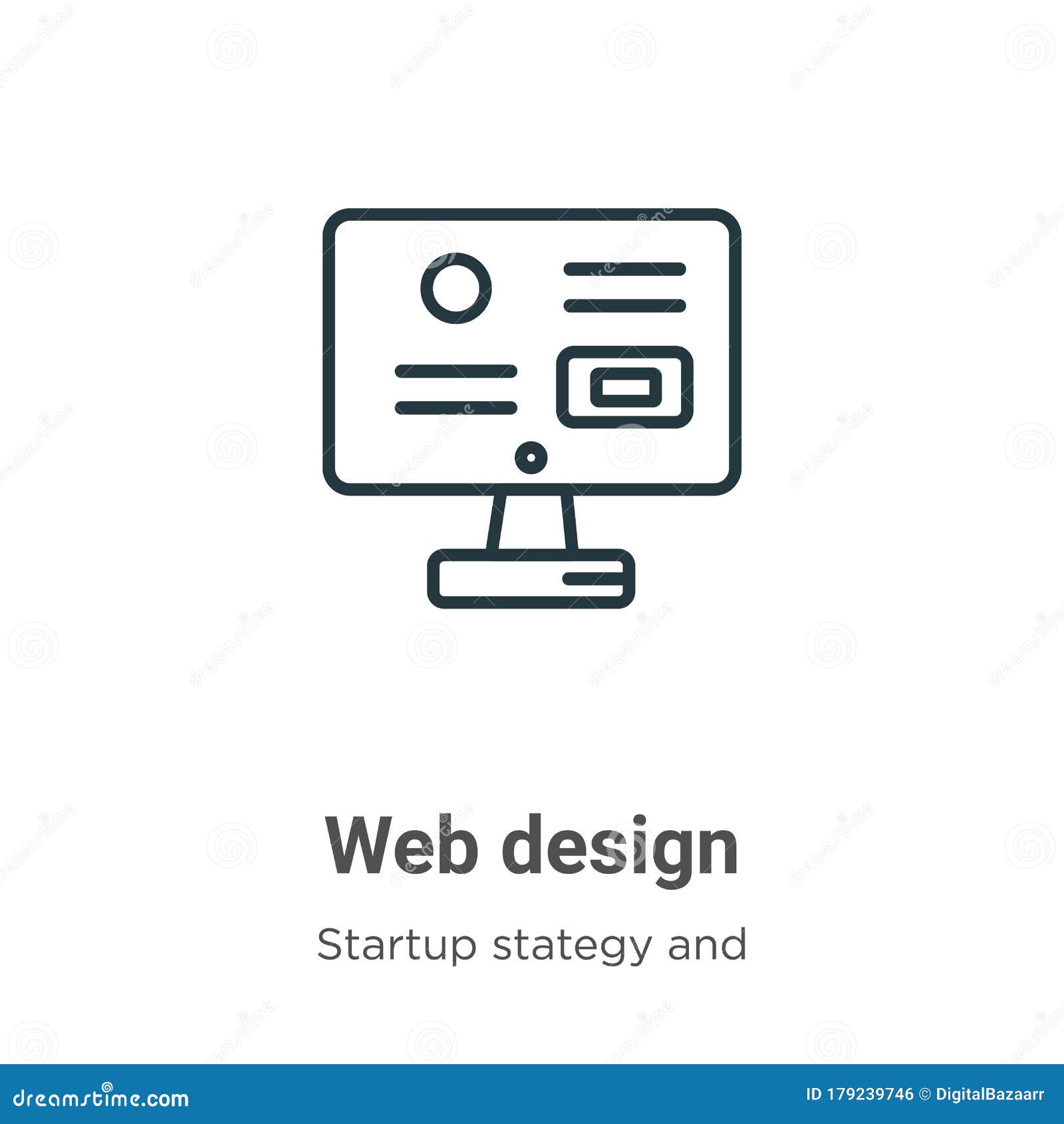 Web Design Outline Vector Icon. Thin Line Black Web Design Icon, Flat ... Web Design Outline Vector Icon. Thin Line Black Web Design Icon, Flat ...