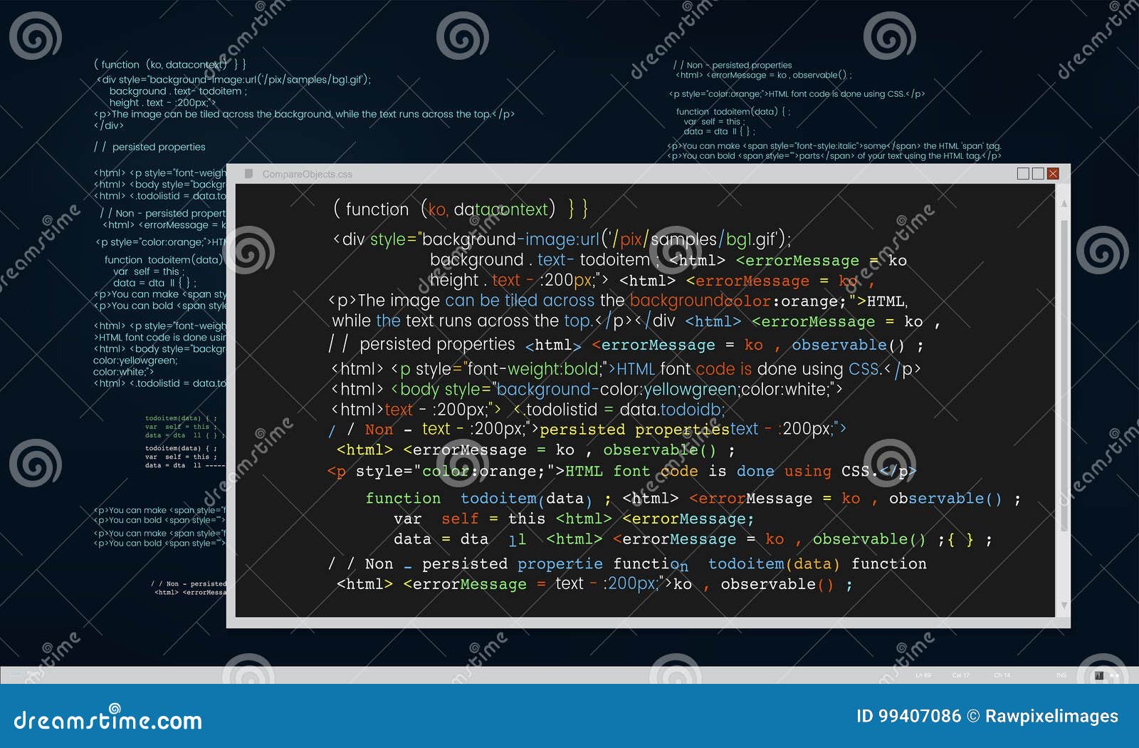 Web Design and Programming Interface Vector Stock Vector - Illustration ...