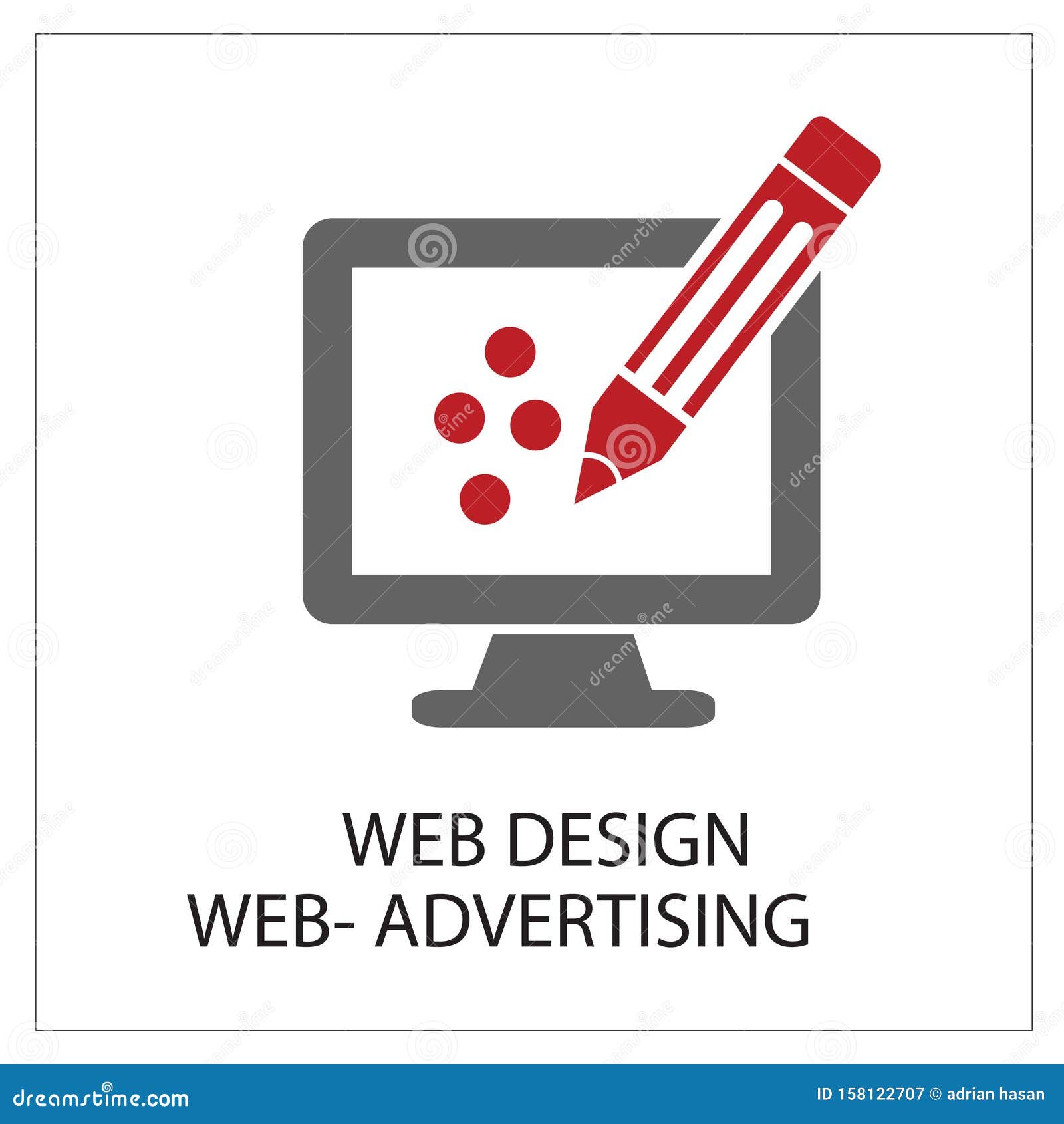 Web Design Simpel Logo Icon Vector Ilustration Stock Vector ...