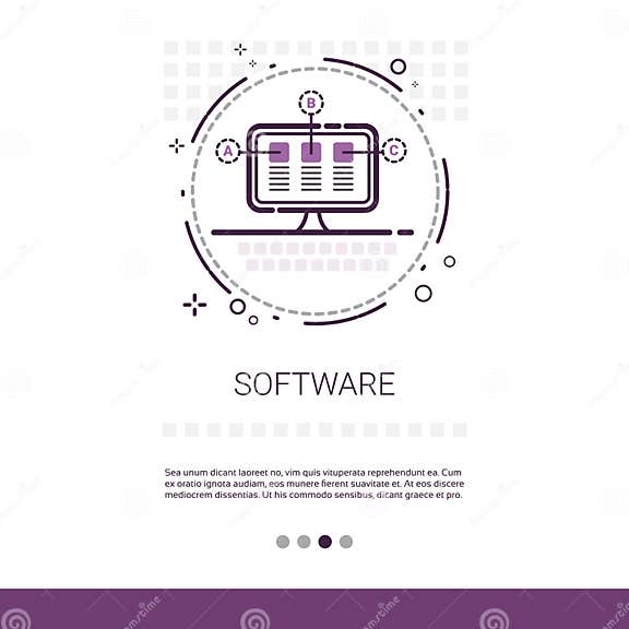 Web Design Software Development Computer Programming Device Technology Banner with Copy Space ...