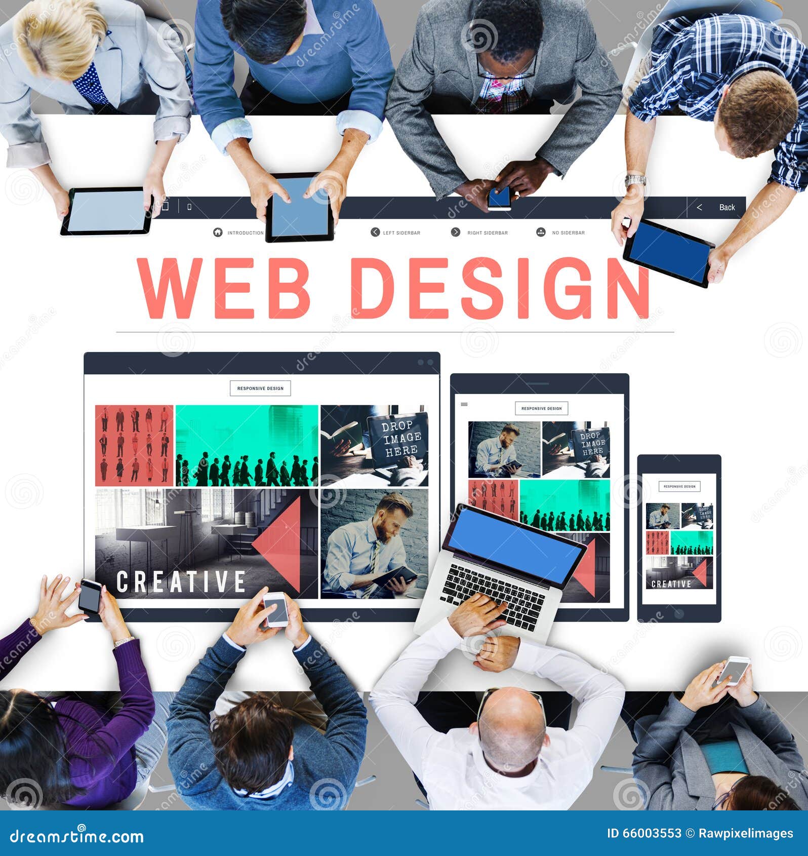 Web Design Software Technology Layout Blogging Concept Stock Image ...