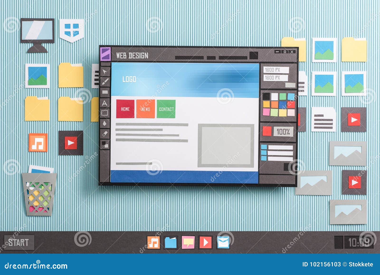 Web design software stock image. Image of application - 102156103