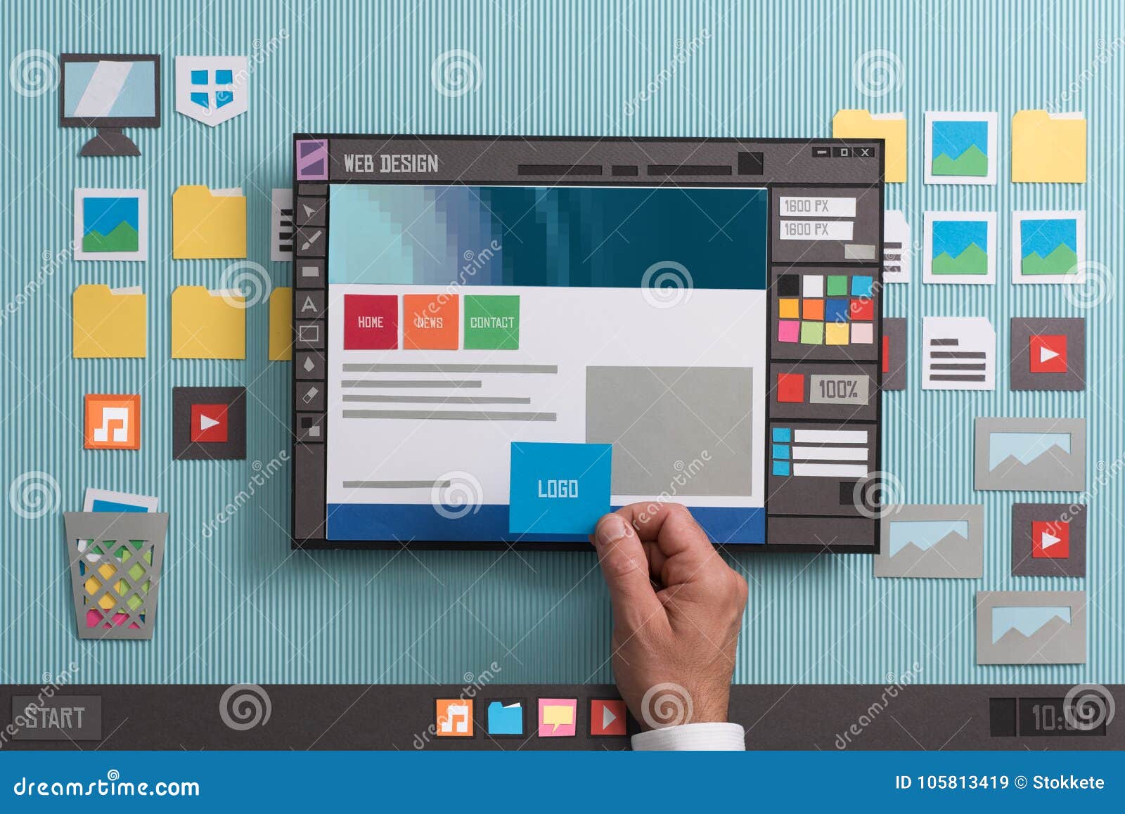 Web design software stock image. Image of marketing - 105813419