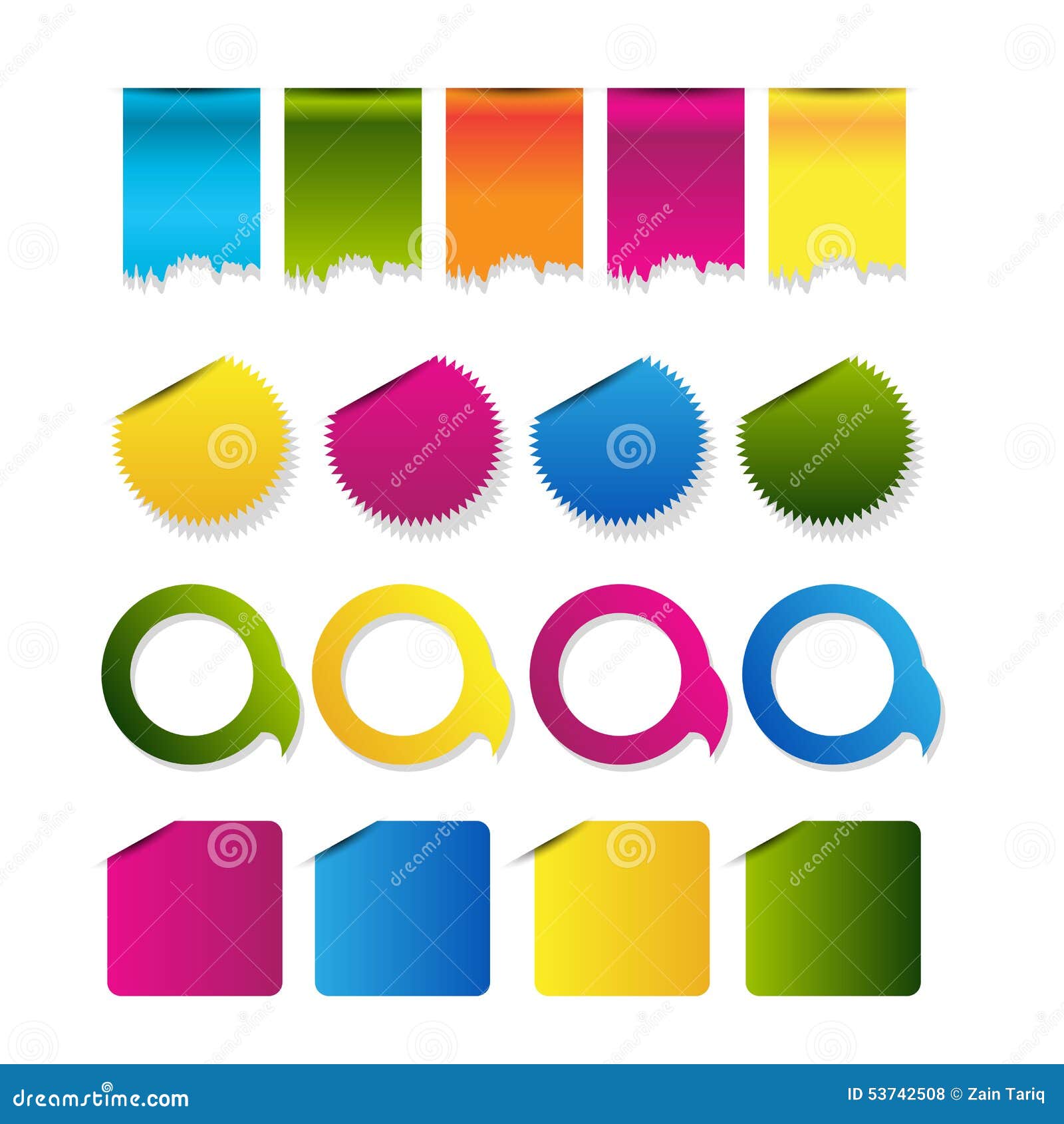 Web Design Template Navigation Elements: Navigation Buttons with ...