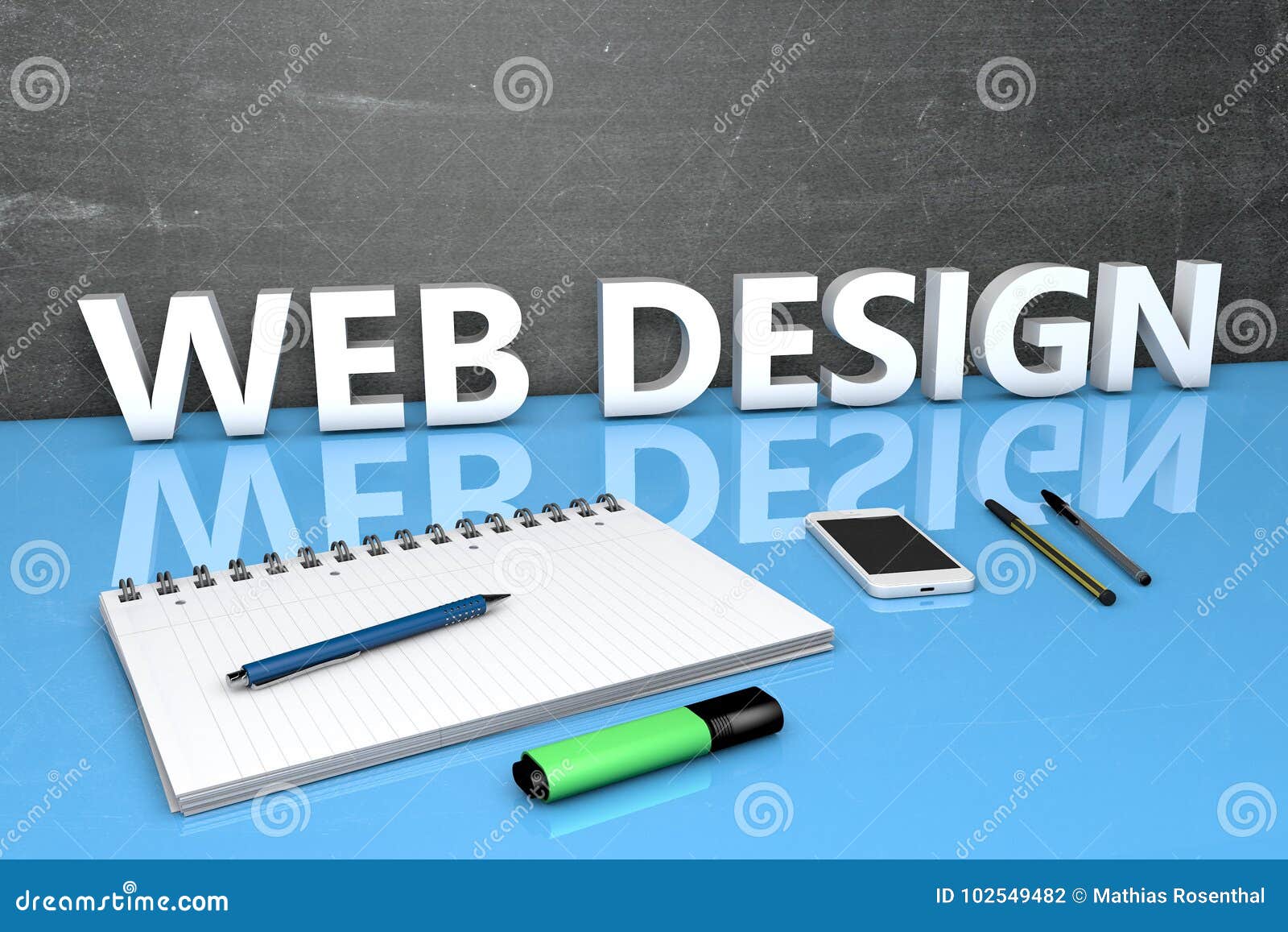 Web Design text concept stock illustration. Illustration of concept ...