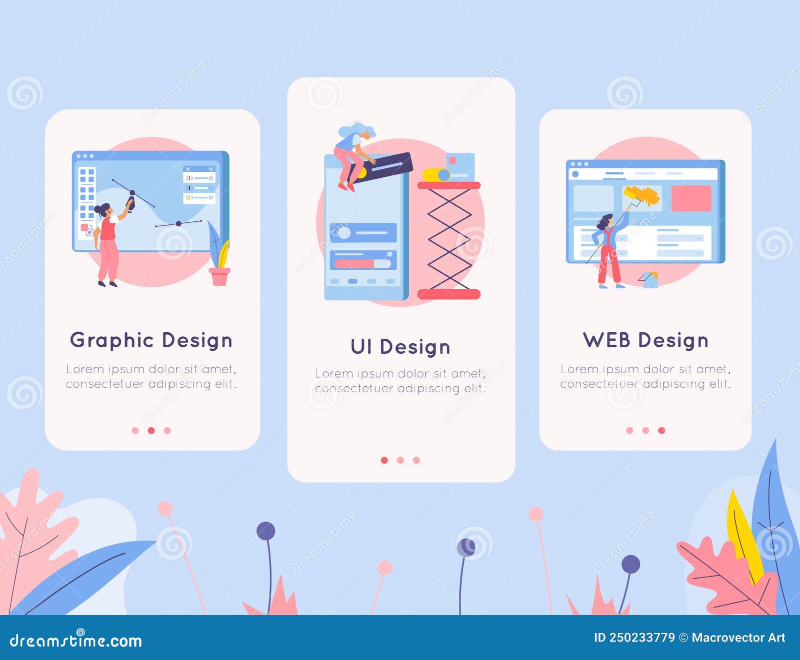 Web Design Vertical Banners Stock Vector - Illustration of banner ...