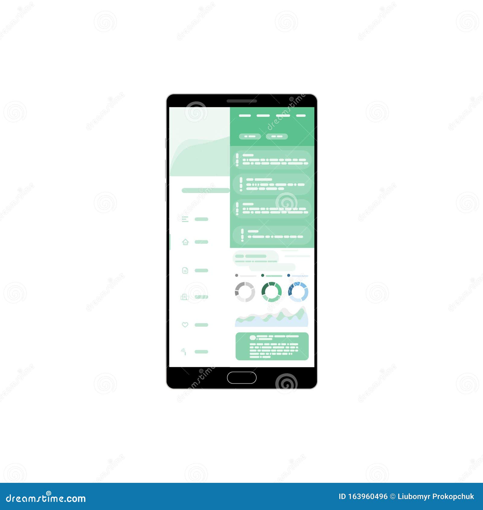 Web Design. Website Template for Tablet. Elements for Mobile and Web ...