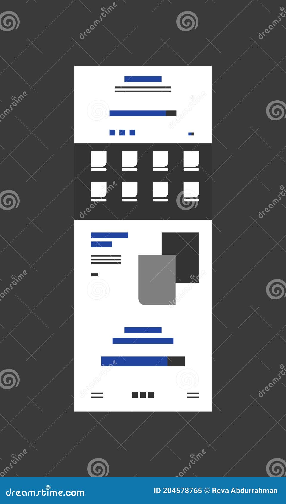 Web Design Wireframe Template Editable File Vector Stock Vector ... Web Design Wireframe Template Editable File Vector Stock Vector ...