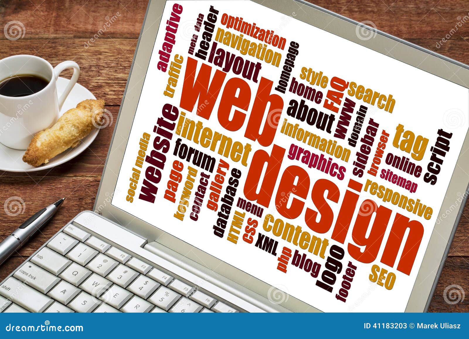 Web design word cloud stock image. Image of graphics - 41183203
