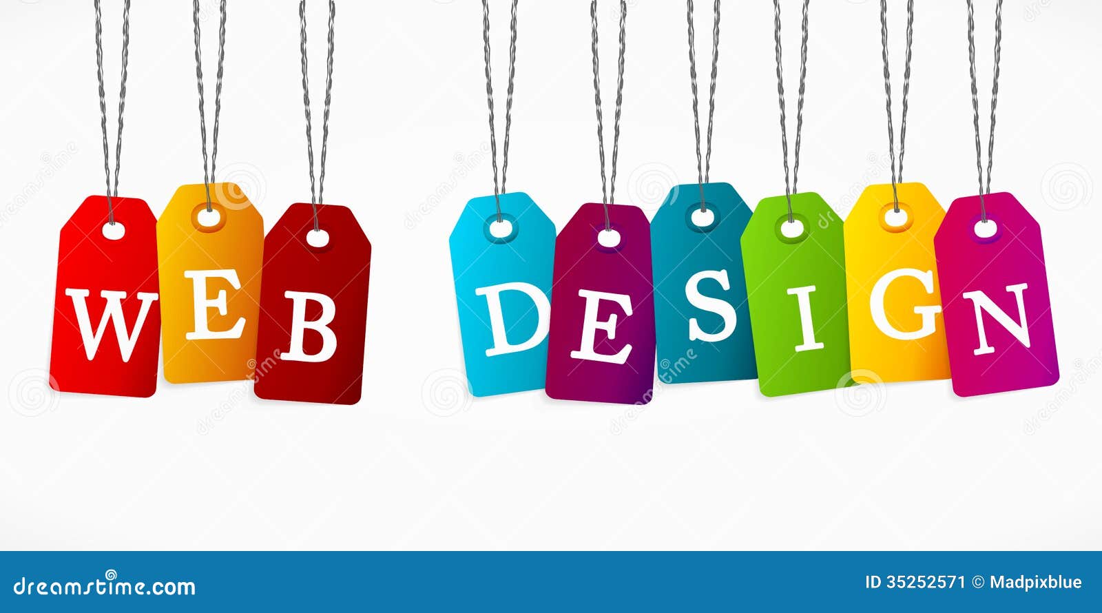 Web Design stock vector. Illustration of advertising - 35252571