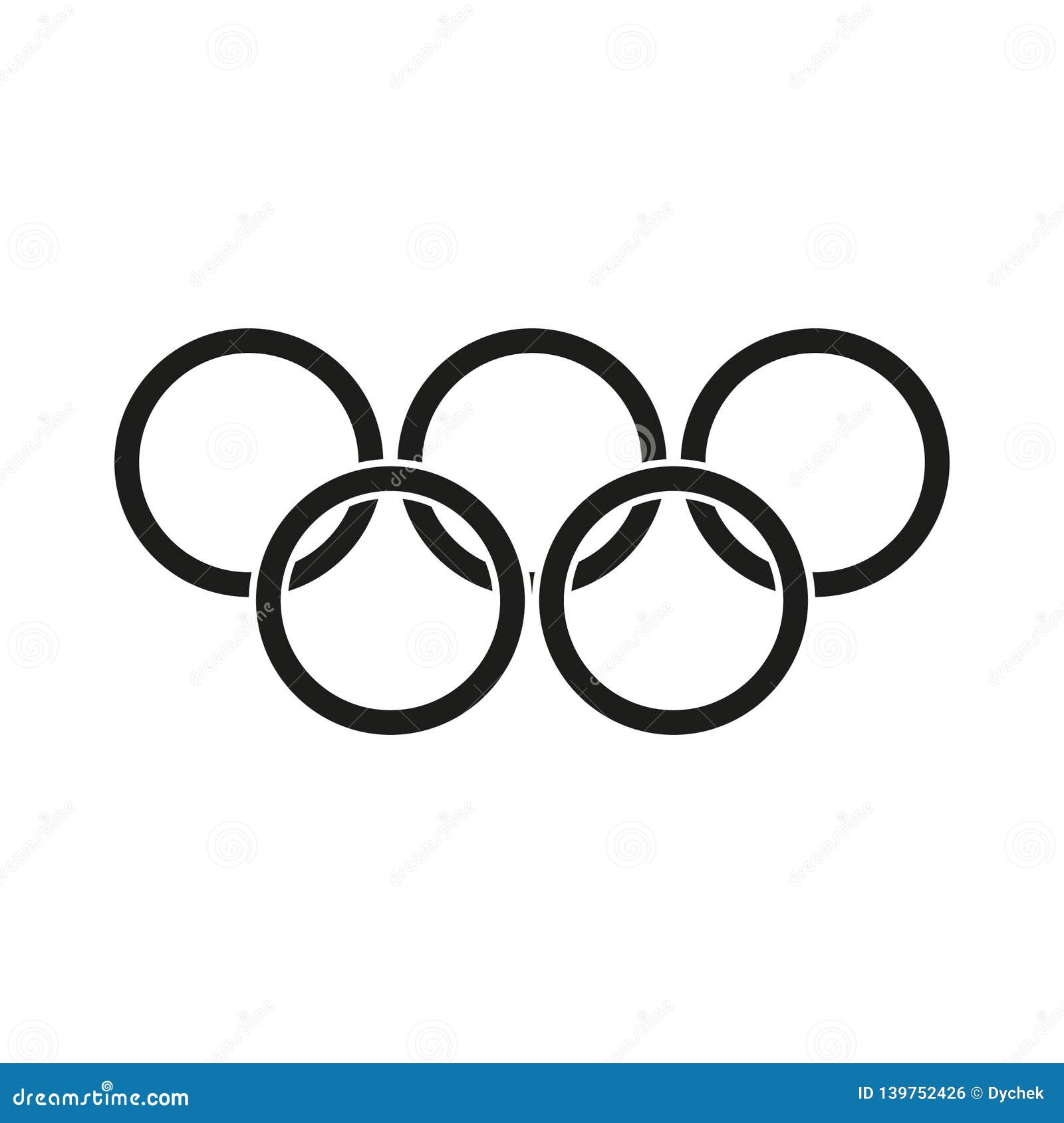 Olympic Rings Logo Vector