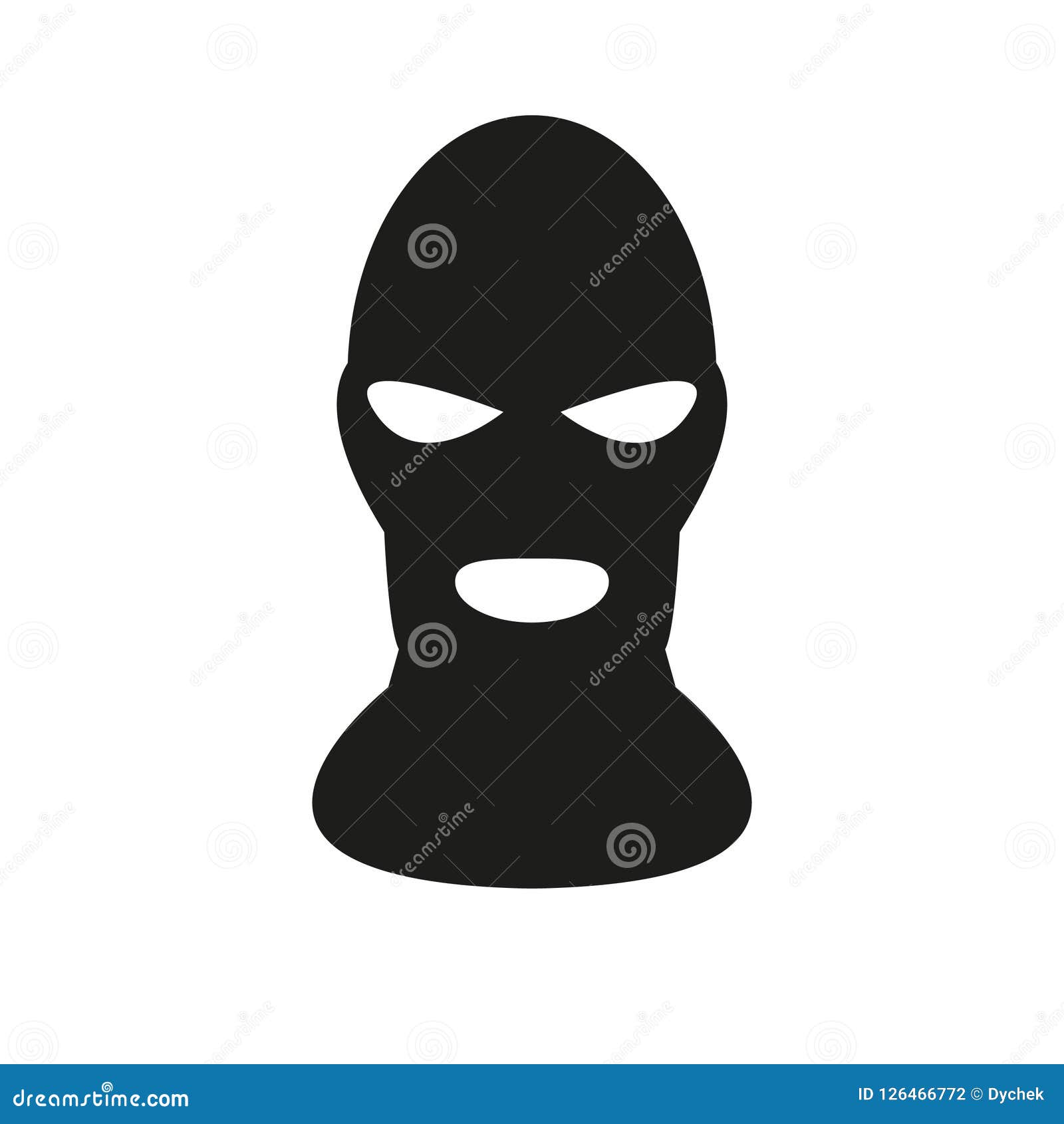 Balaclava Icon. Simple Vector Illustration. Stock Vector - Illustration ...
