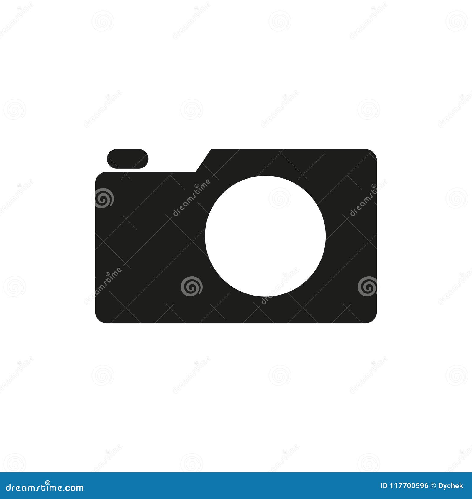 Camera Icon. Simple Vector Illustration. Stock Vector - Illustration of ...