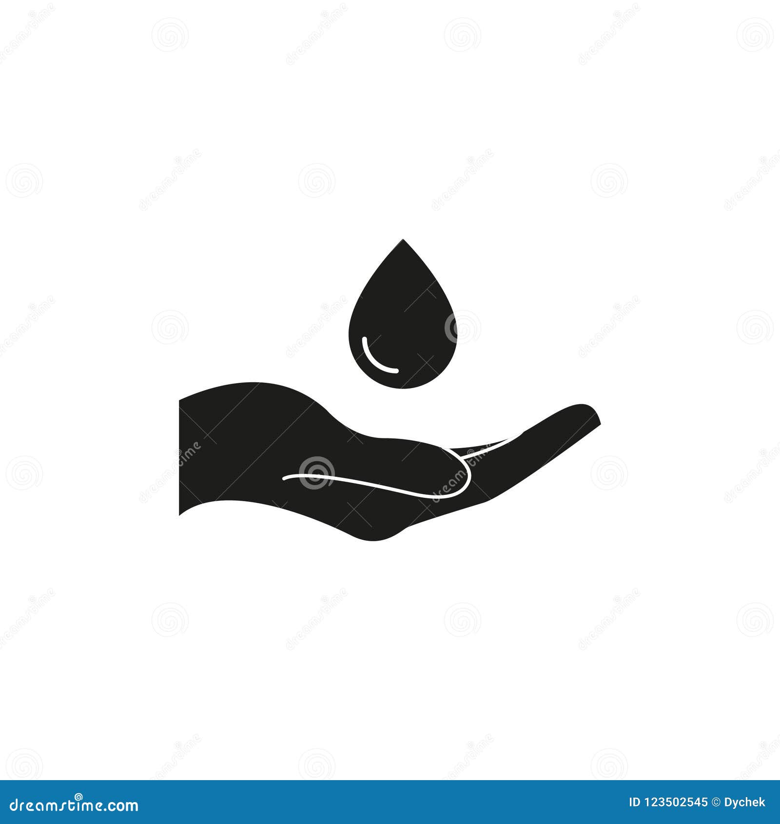 Clean Water Icon. Simple Vector Illustration. Stock Vector ...