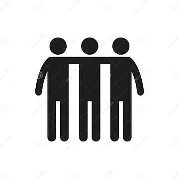Friends Group Icon. Simple Vector Illustration. Stock Vector ...