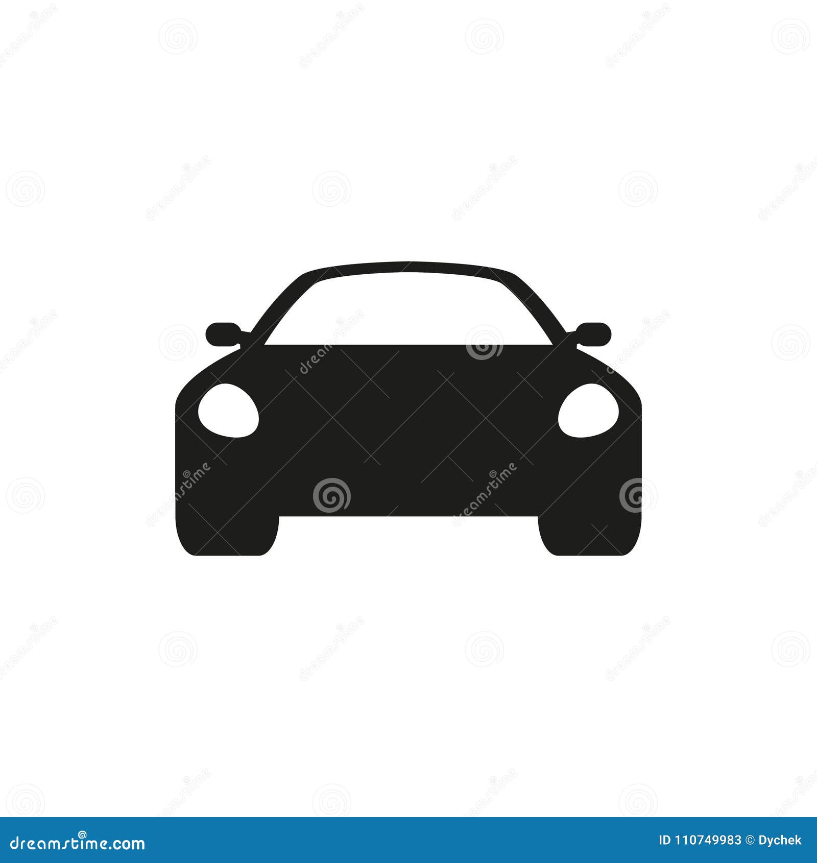The Icon of the Car. Simple Vector Illustration. Stock Vector ...