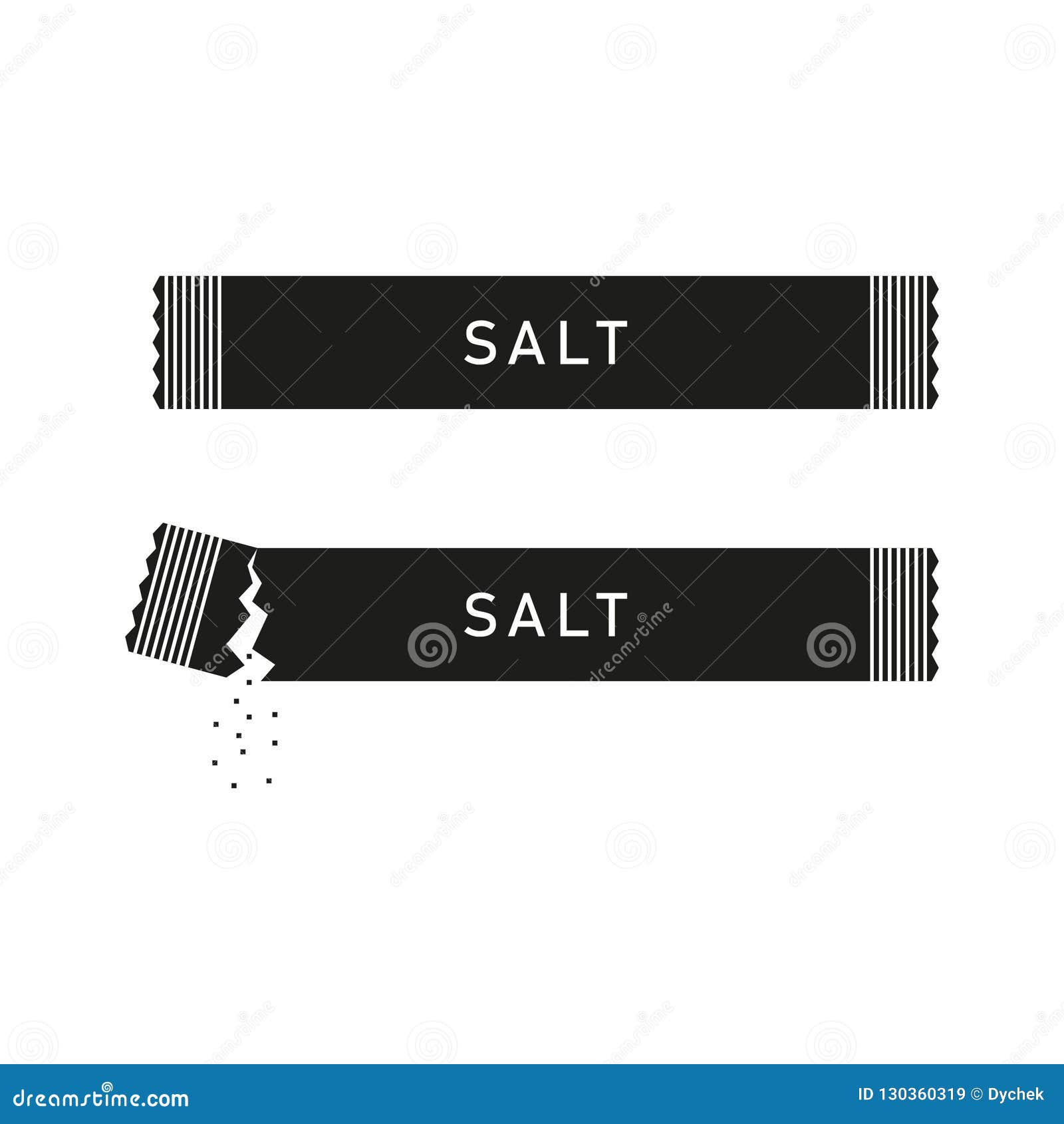 Salt Icon in the Bag . Simple Vector Illustration. Stock Vector ...