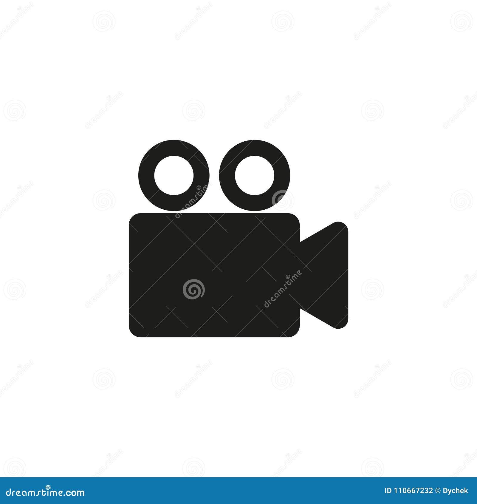 Video Camera Icon. Simple Vector Illustration. Stock Vector ...