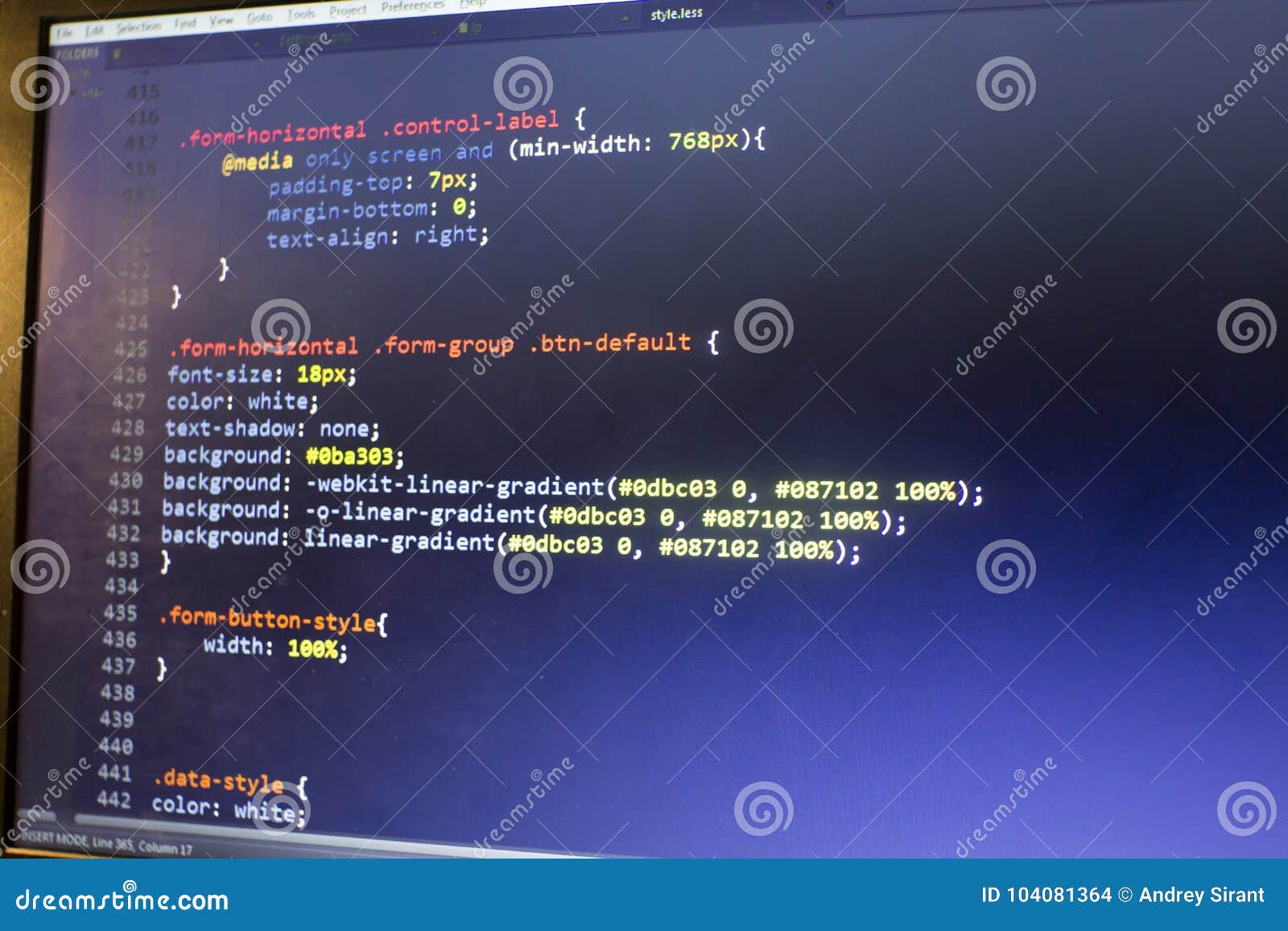 Web Designer CSS3/less/SASS Code Close Up Stock Photo - Image of close ... Web Designer CSS3/less/SASS Code Close Up Stock Photo - Image of close ...