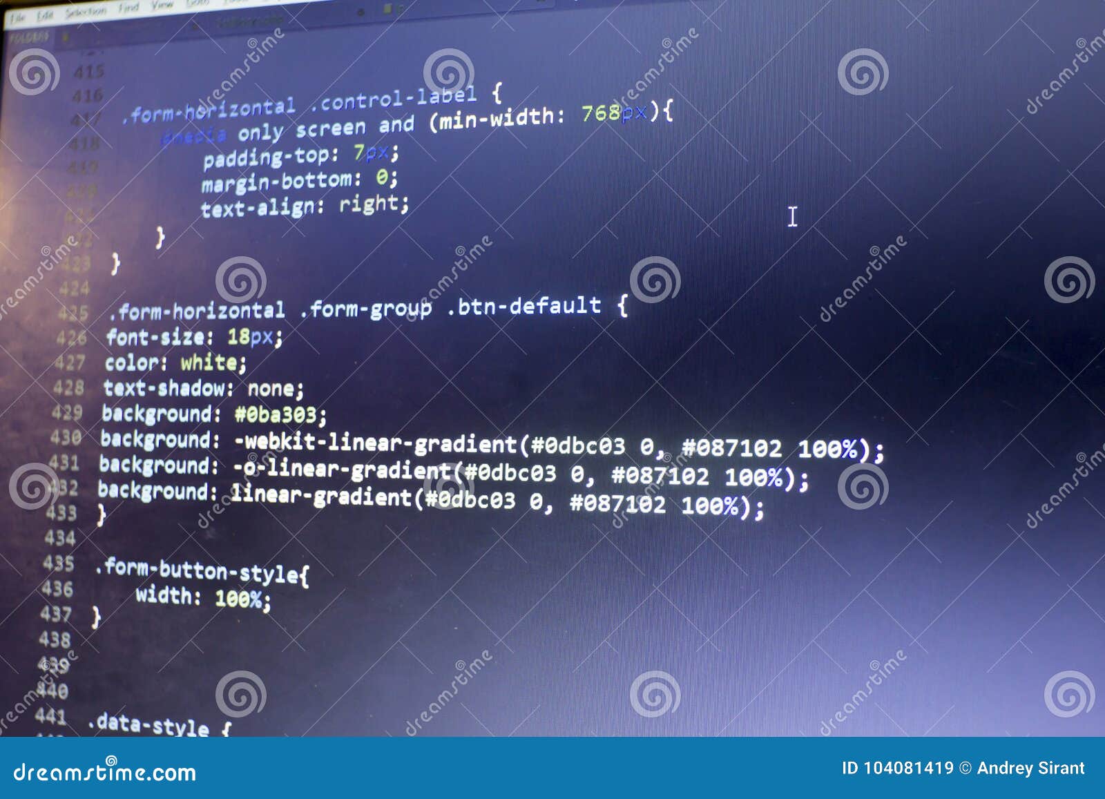 Web Designer CSS3/less/SASS Code Close Up Stock Image - Image of ... Web Designer CSS3/less/SASS Code Close Up Stock Image - Image of ...