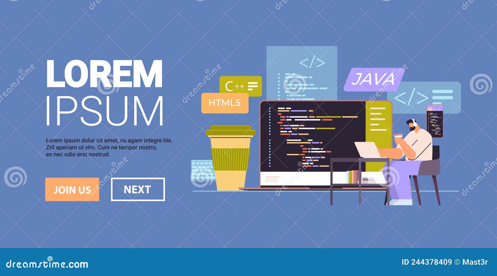 Web Developer Creating Program Code On Laptop Screen Development Of Software And Programming
