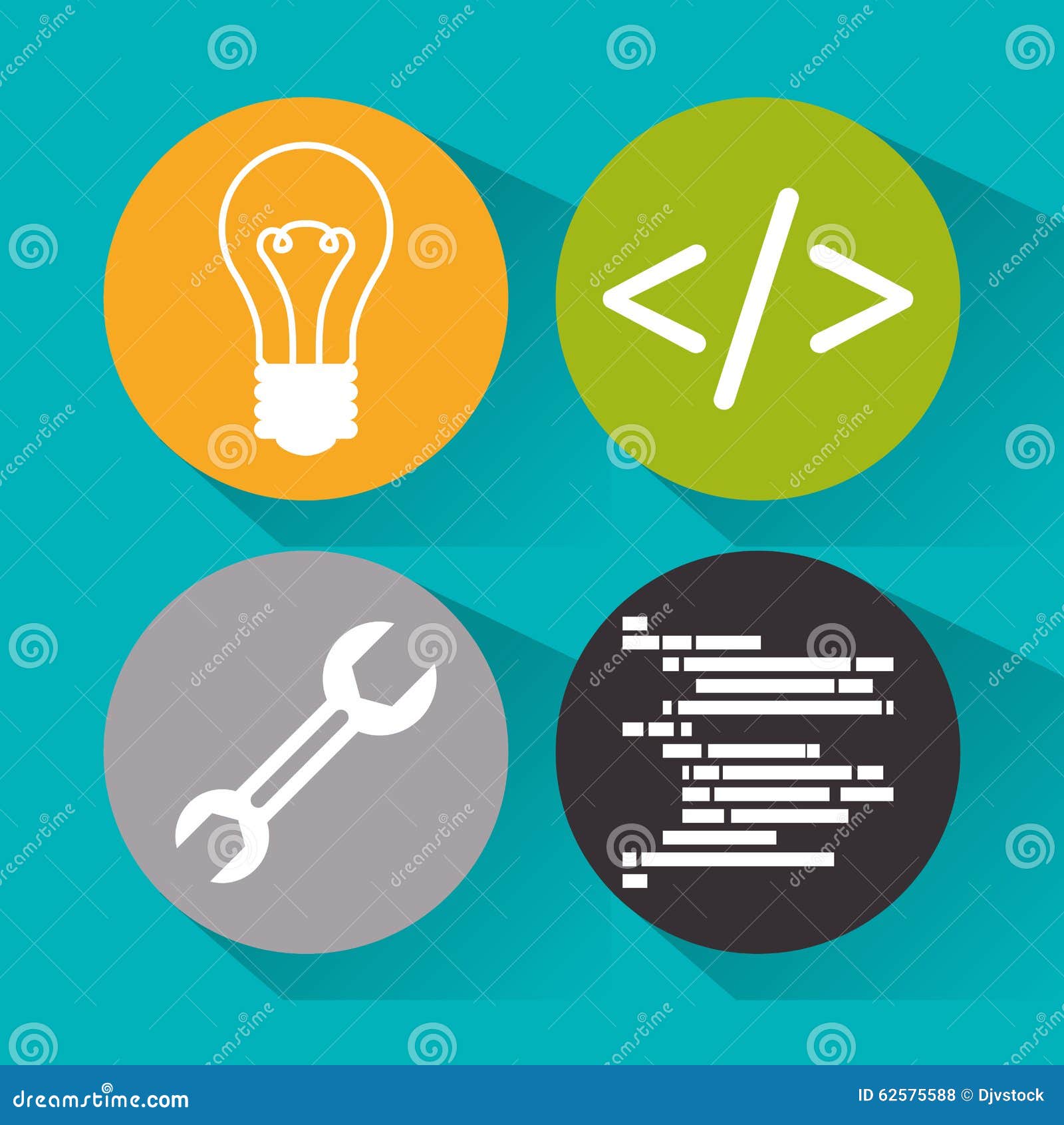 Web developer design stock vector. Illustration of designer - 62575588