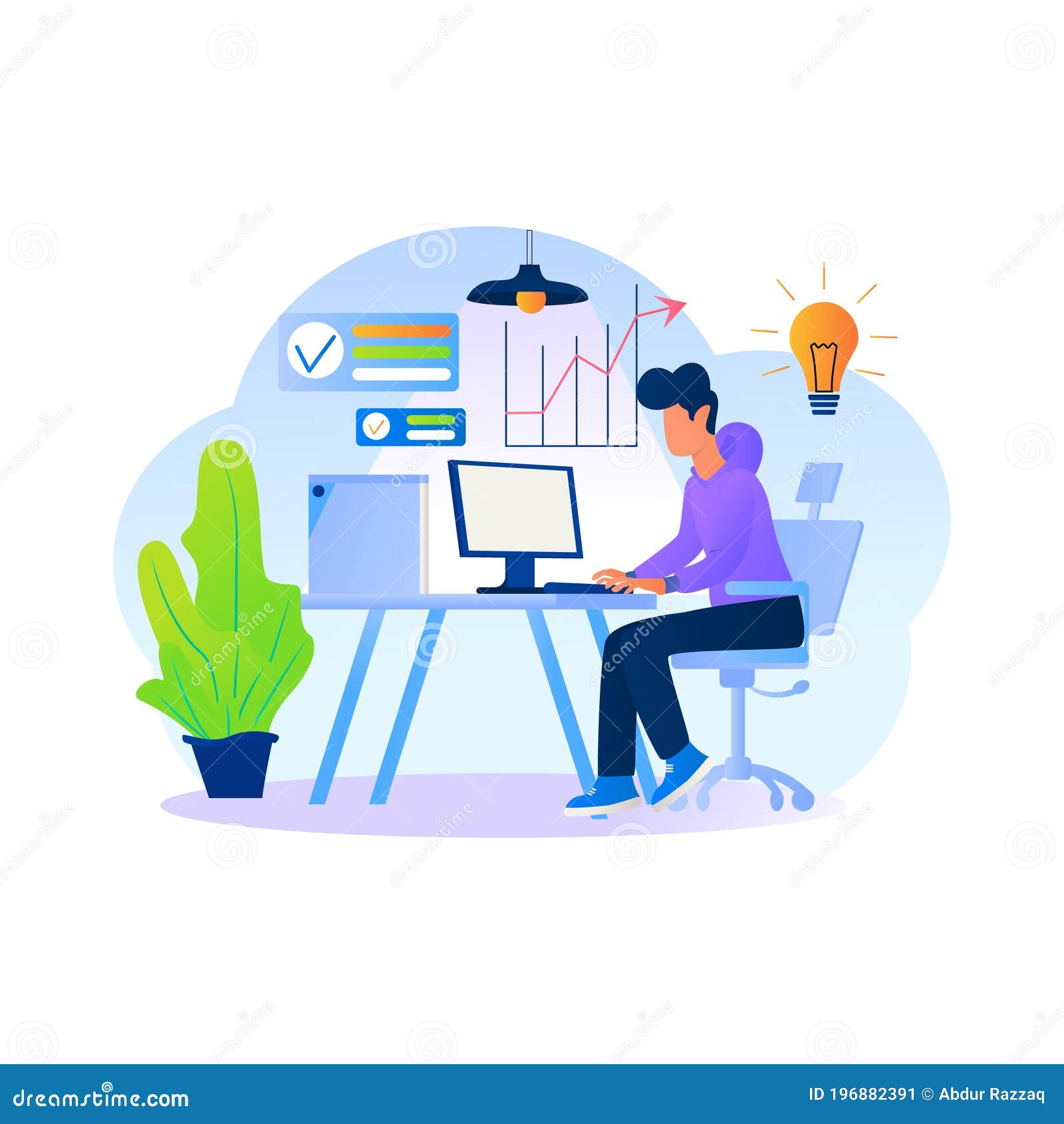 Web Developer Designing Web Layout, Designer Working on Web Project ...