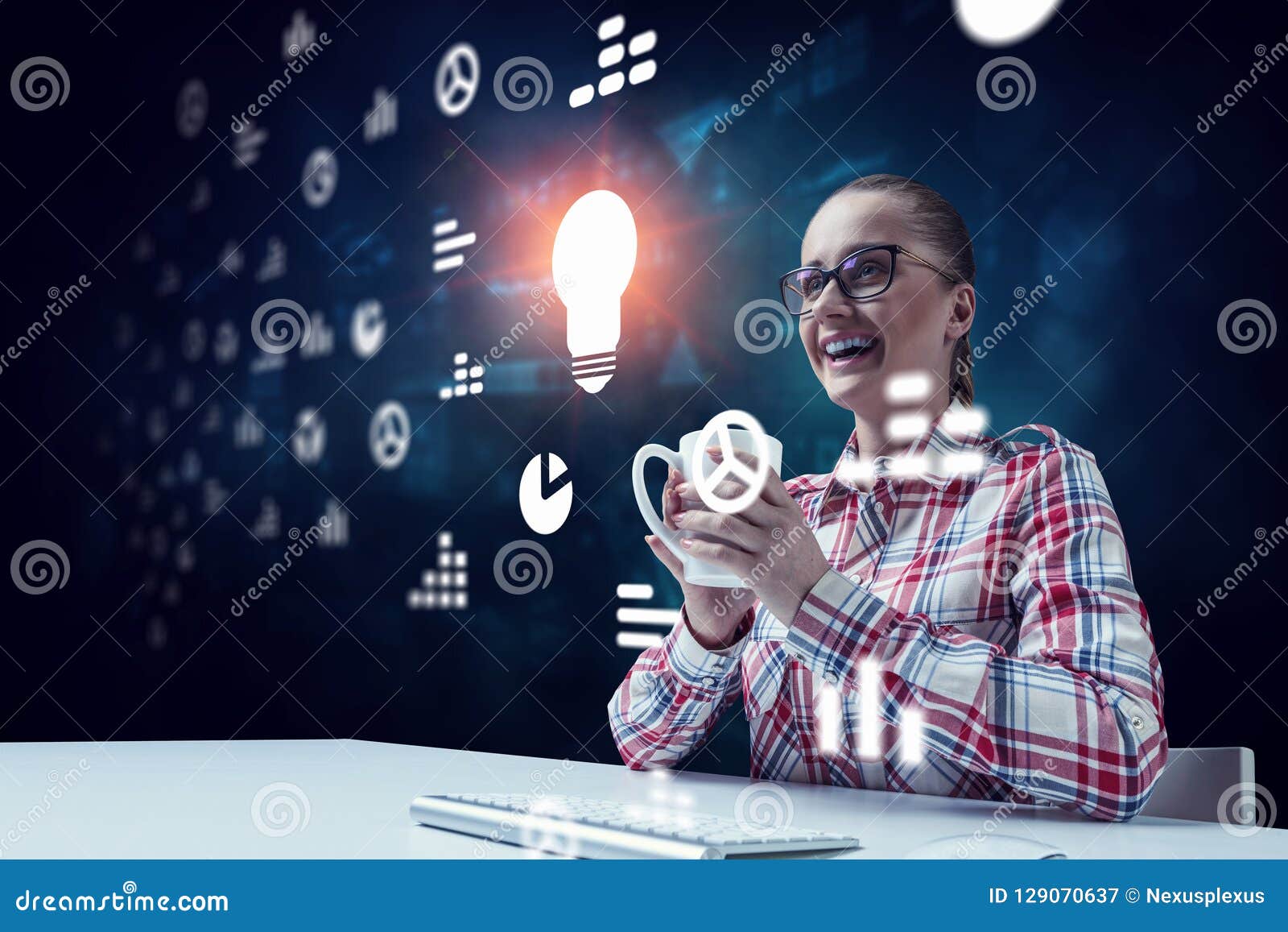 Web Developer or Freelancer Stock Image - Image of digital, device ...