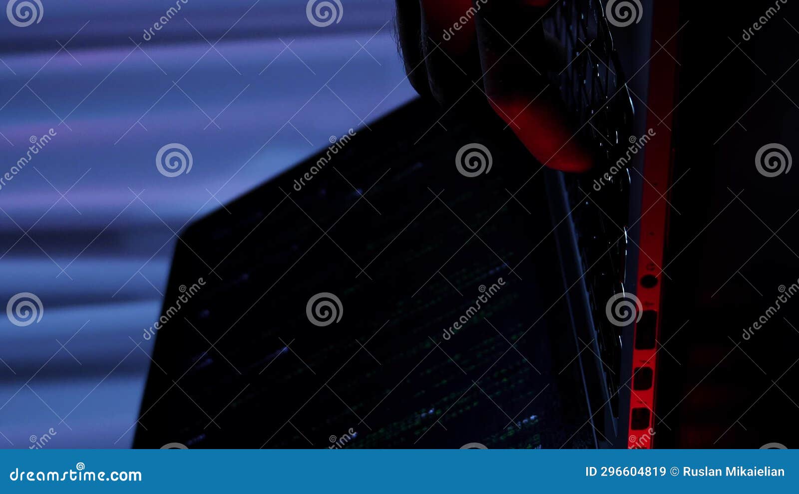 Web Developer Hands Typing Code And Programming On Screen Laptop Vertical Video Stock Video