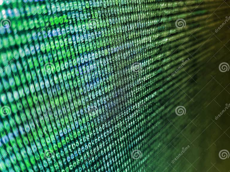 Web Developer HTML Code with CSS on Screen. Web Abstract Programming ...