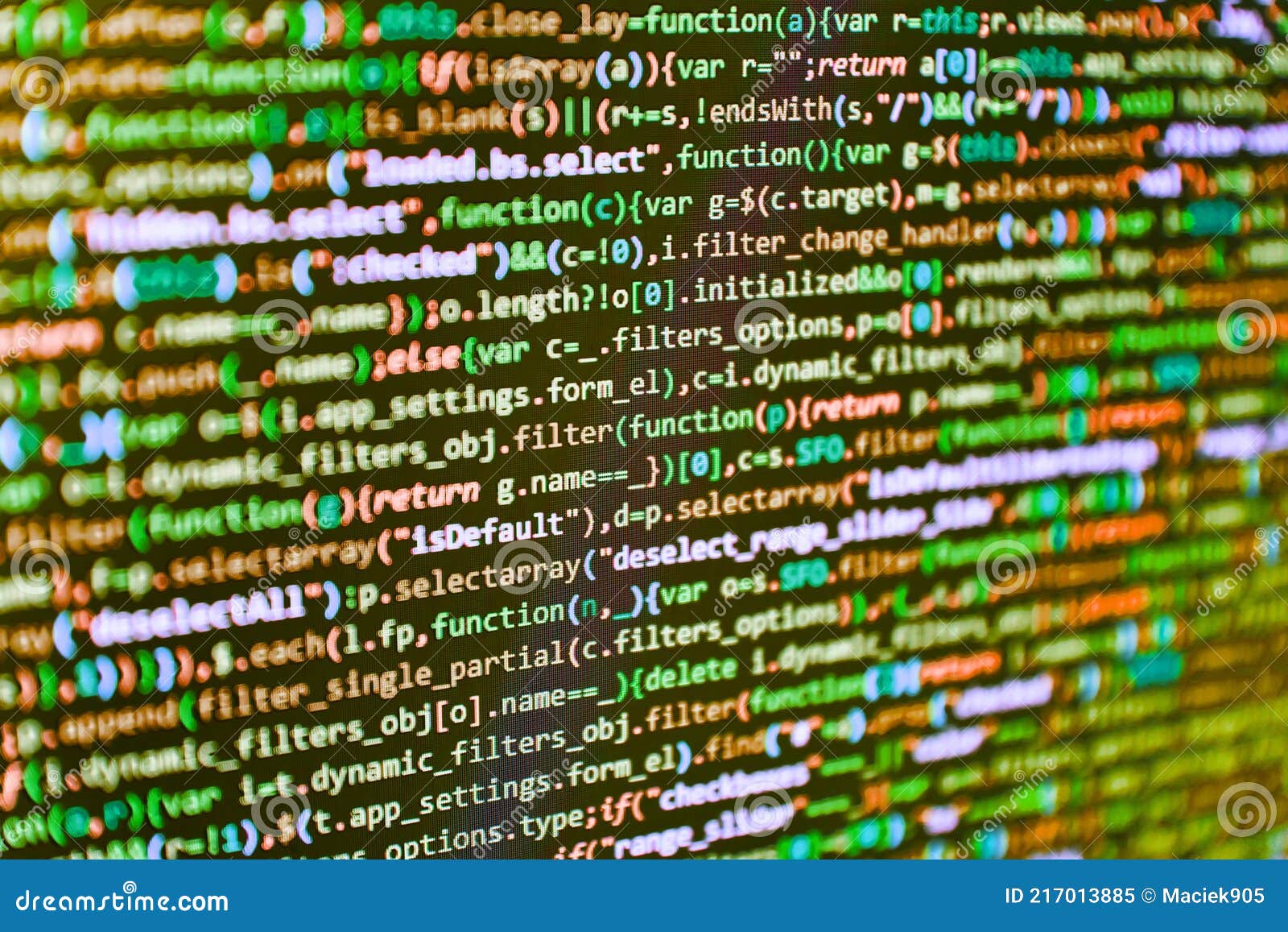 Web Developer Html Code With Css On Screen Writing Programming Code On Laptop Programmer