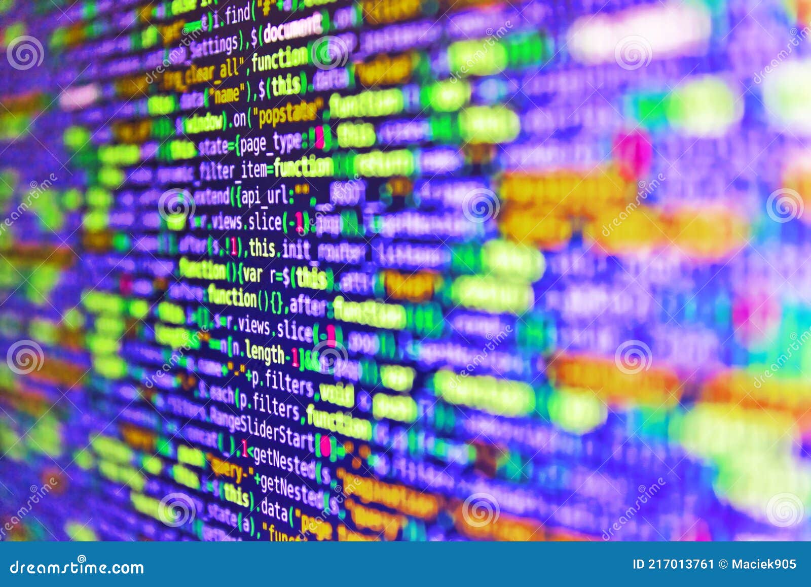 Web Developer Html Code With Css On Screen Writing Programming Code On Laptop Programmer