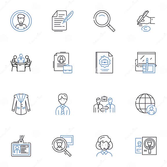 Web Developer Line Icons Collection. HTML, CSS, JavaScript, Bootstrap ...