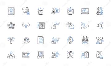 Web Developer Line Icons Collection. HTML, CSS, JavaScript, PHP, Python, Ruby, Java Vector and ...